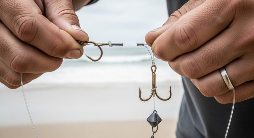 How to Tie and Use a High-Low Rig for Surf Fishing - The Fuzz Daily